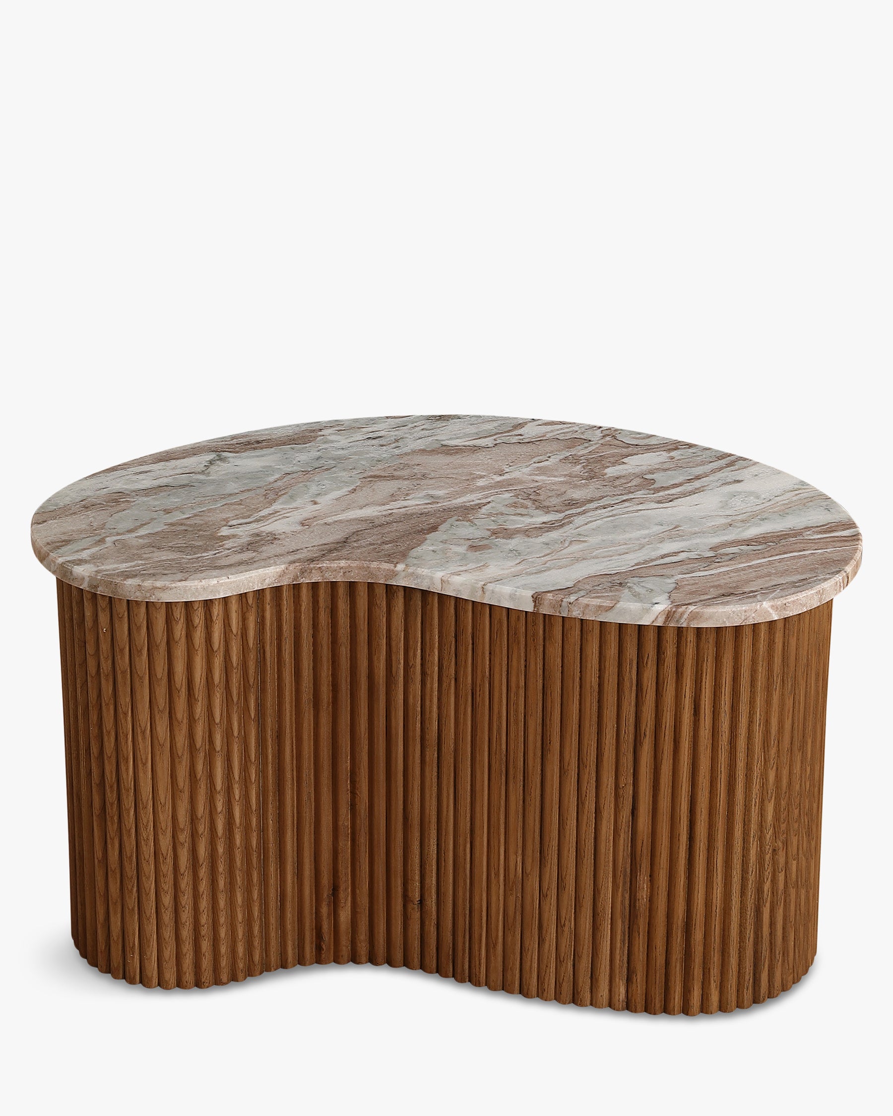 Table basse - Marbre rouge - NV GALLERY - ISLETA – NV Gallery